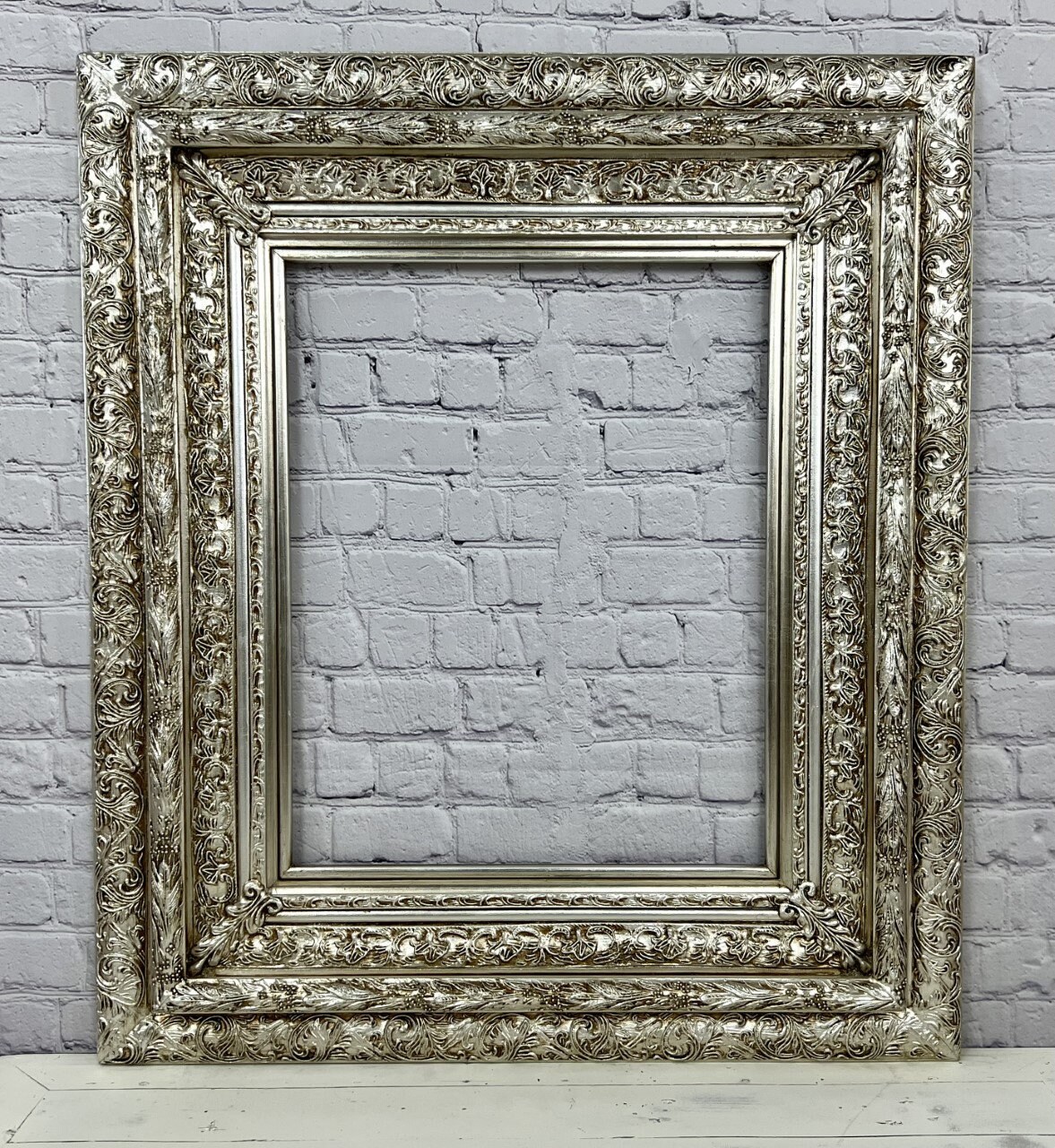 Baroque Colonial Style Frame Antique Silver Wedding - Etsy