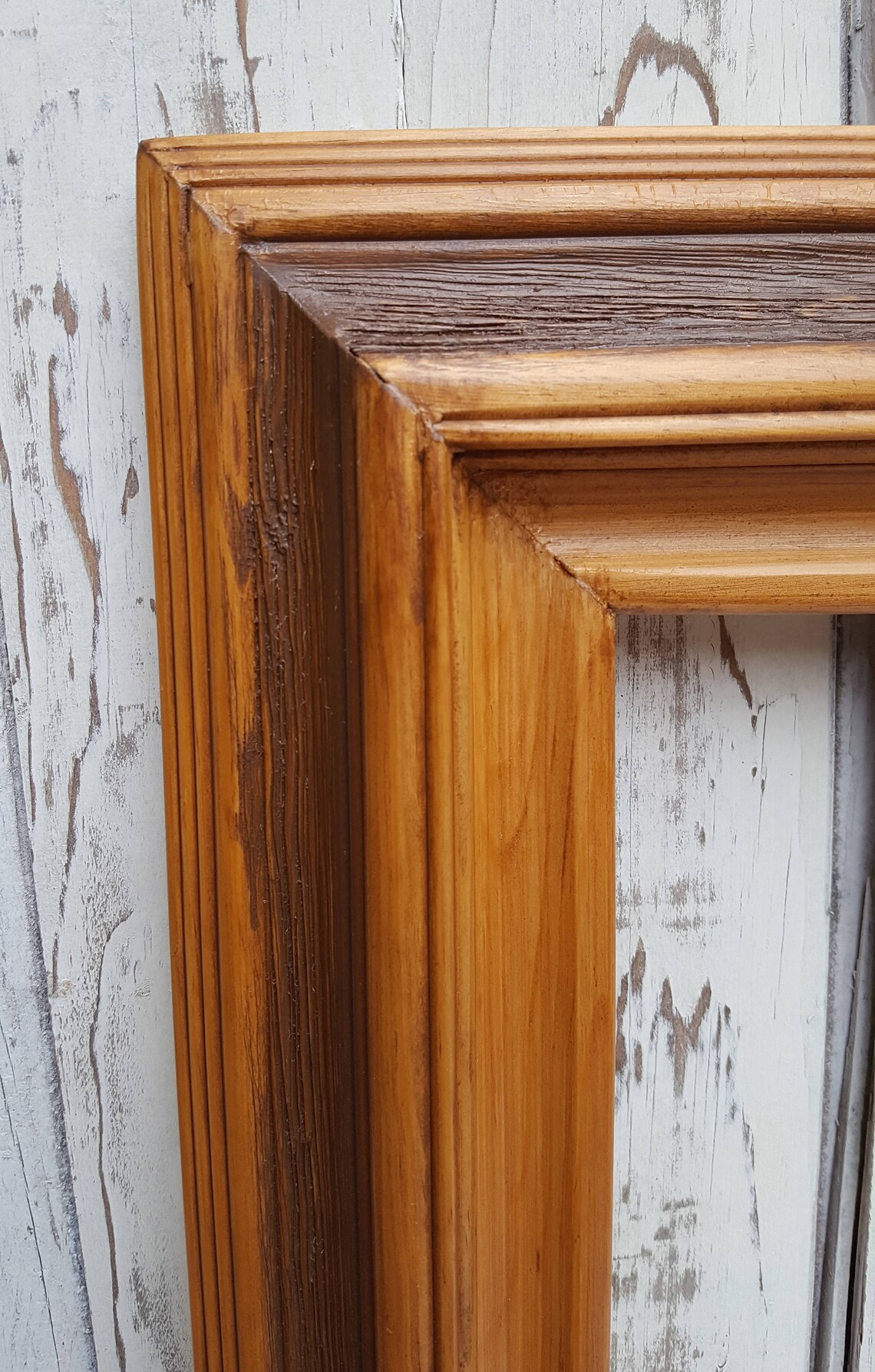 Western style picture frame wood rustic frame rustic decor | Etsy