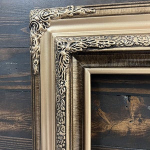 Traditional Compo Ornate Wood Frame, Vintage Gold, Wood Picture Frame ...