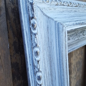 Victorian Shabby Chic Style Frame, White Wash, Canvas Frame, Photo ...