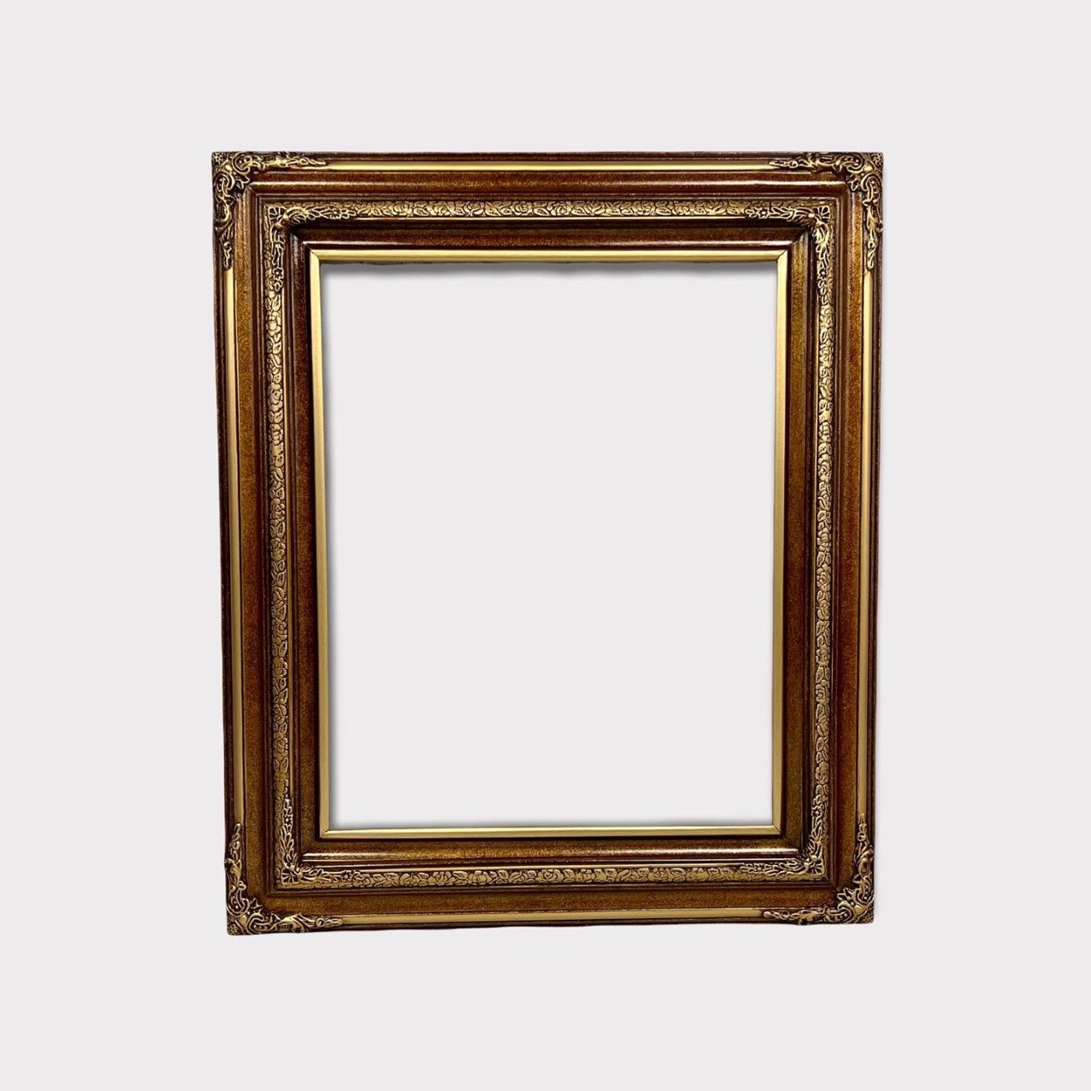 Traditional Compo Ornate Wood Frame Wood Picture Frame - Etsy