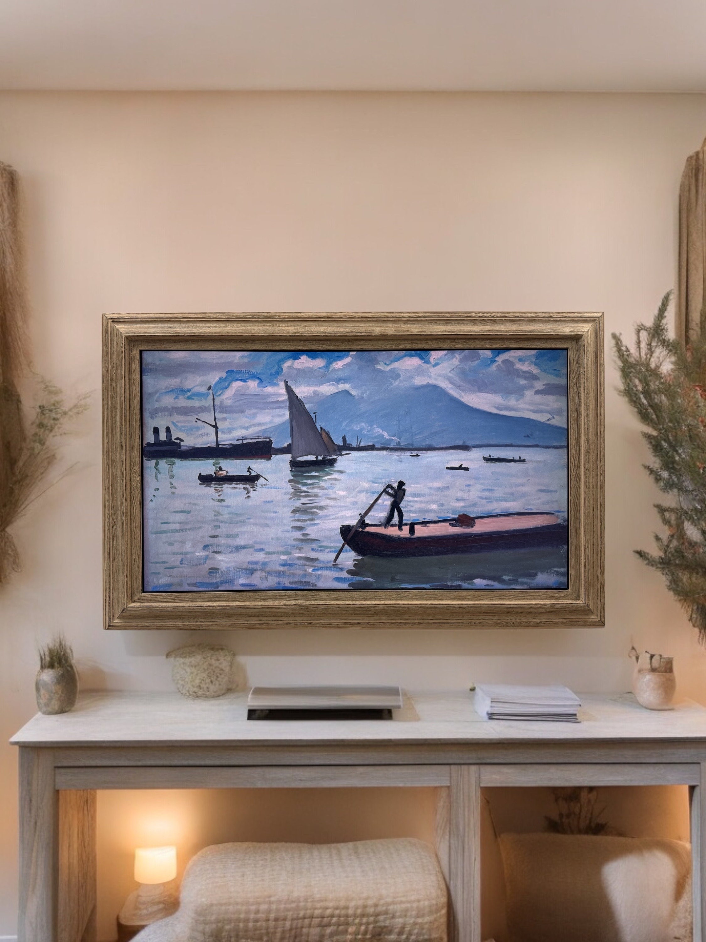 32" to 65" Inch TV Frame for Samsung the Frame TV and Frame Pro TV ...