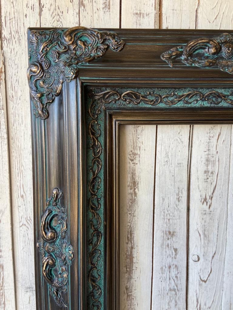 Baroque Colonial Style Frame, Antique Gold, Wedding Frame,ornate Wood ...