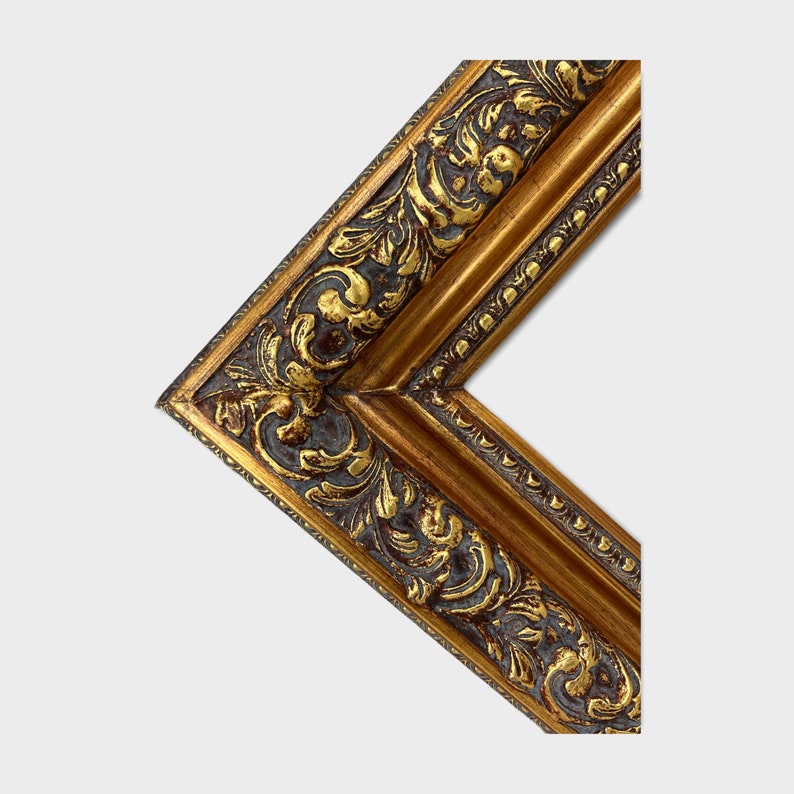 Colonial Style Frame, Gold Leaf, Canvas Frame, Antique Frame,oil ...