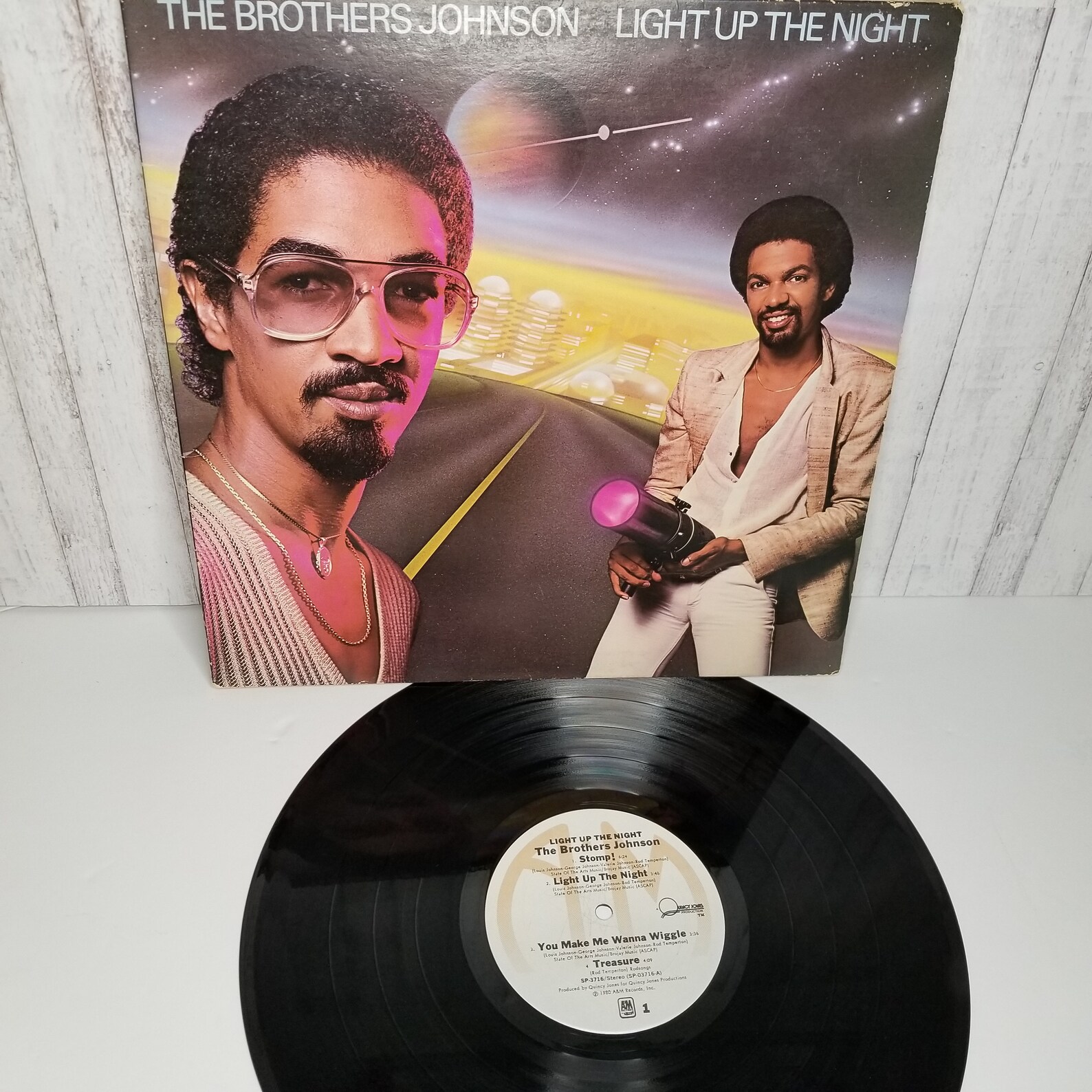 The Brothers Johnson Light Up the Night Vinyl Record Album | Etsy