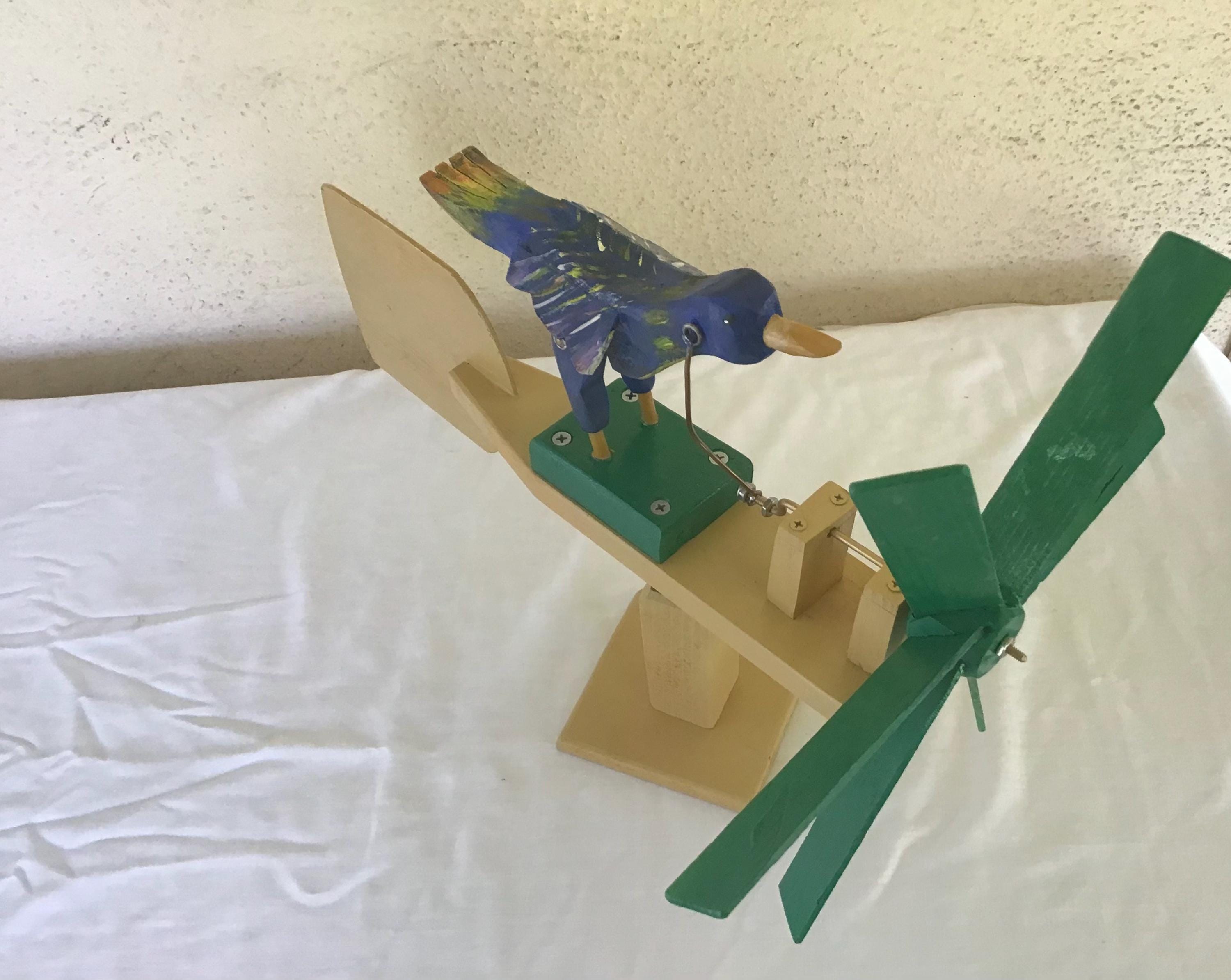 Whirligig With a Dancing Mystery Bird - Etsy