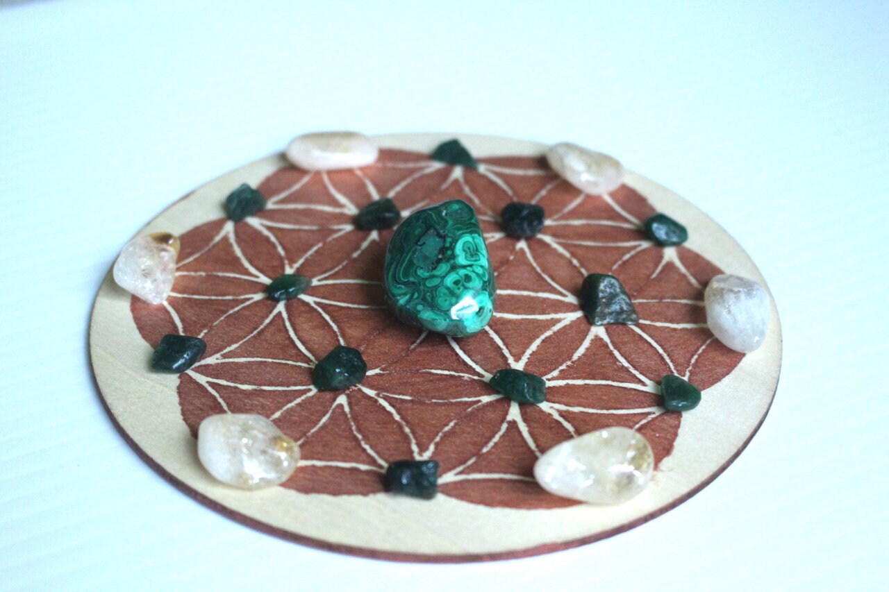 Archangel Raphael Crystal Grid - Health, Healing Pain, Healthy Habits ...