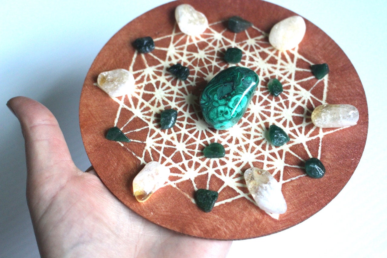 Archangel Raphael Crystal Grid - Health, Healing Pain, Healthy Habits ...