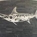Marlin Chasing Flying Fish Metal Wall Art Metal Fish Art Home - Etsy