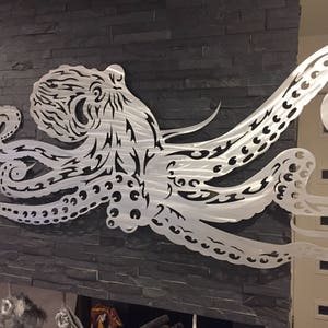 Octopus Wall Hanging Sea Life Art Home Decor Fish Sculpture - Etsy