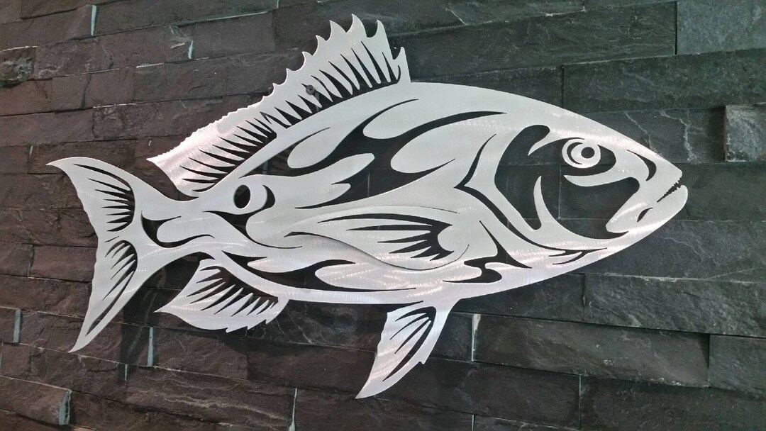 Mangrove Snapper, Metal Wall Art Art Metal Fish Art Metal Wall Art Home ...