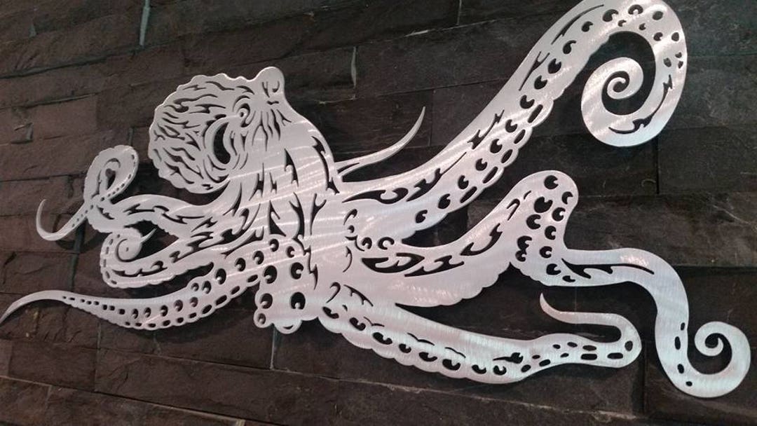 Octopus Wall Hanging Sea Life Art Home Decor Fish Sculpture - Etsy