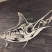 Marlin Chasing Flying Fish Metal Wall Art Metal Fish Art Home - Etsy
