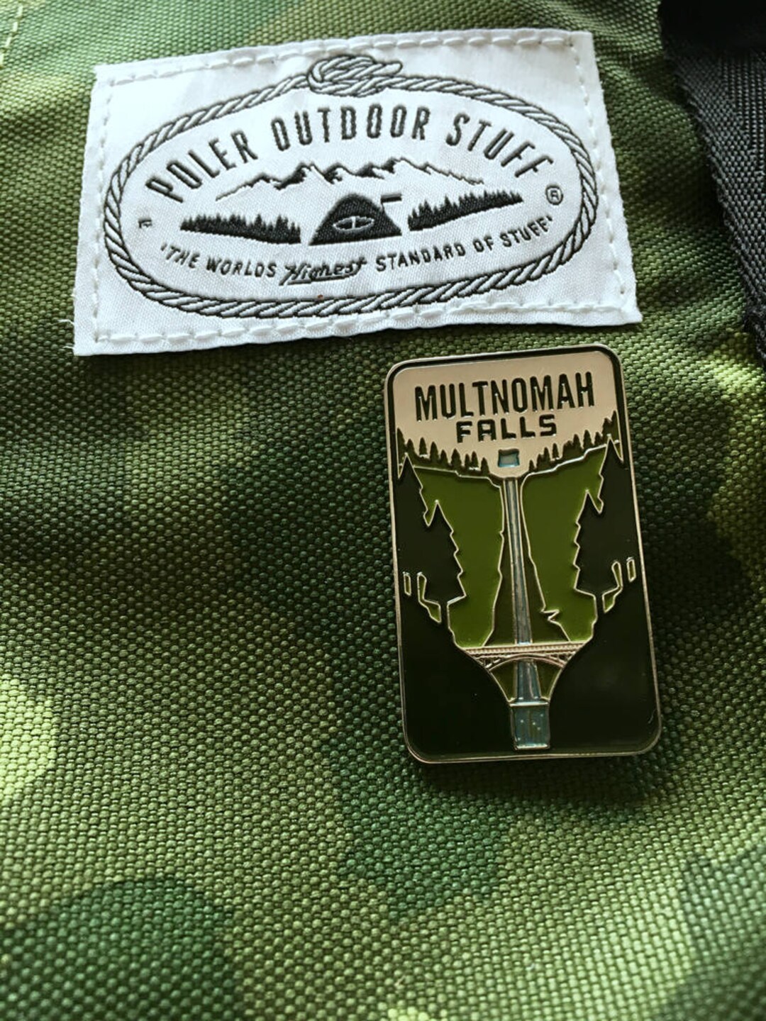 Multnomah Falls Enamel Pin Oregon Landmark Souvenir Unique Collector's ...