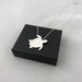 Silver Giant Turtle Necklace, Sterling Silver Sea Turtle With Floral ...