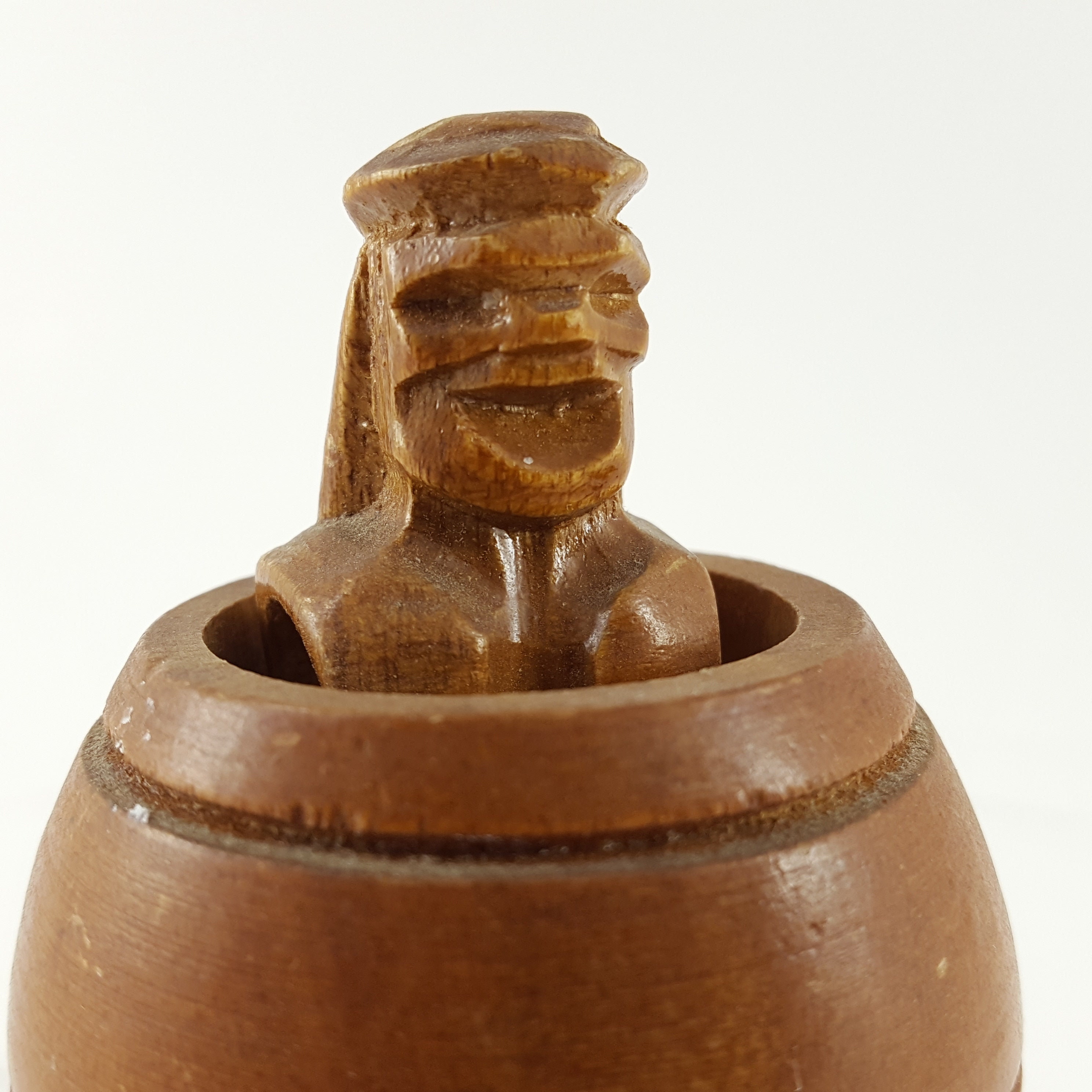 Vintage Naughty Naked Man in Barrel Hand Carved Wooden - Etsy