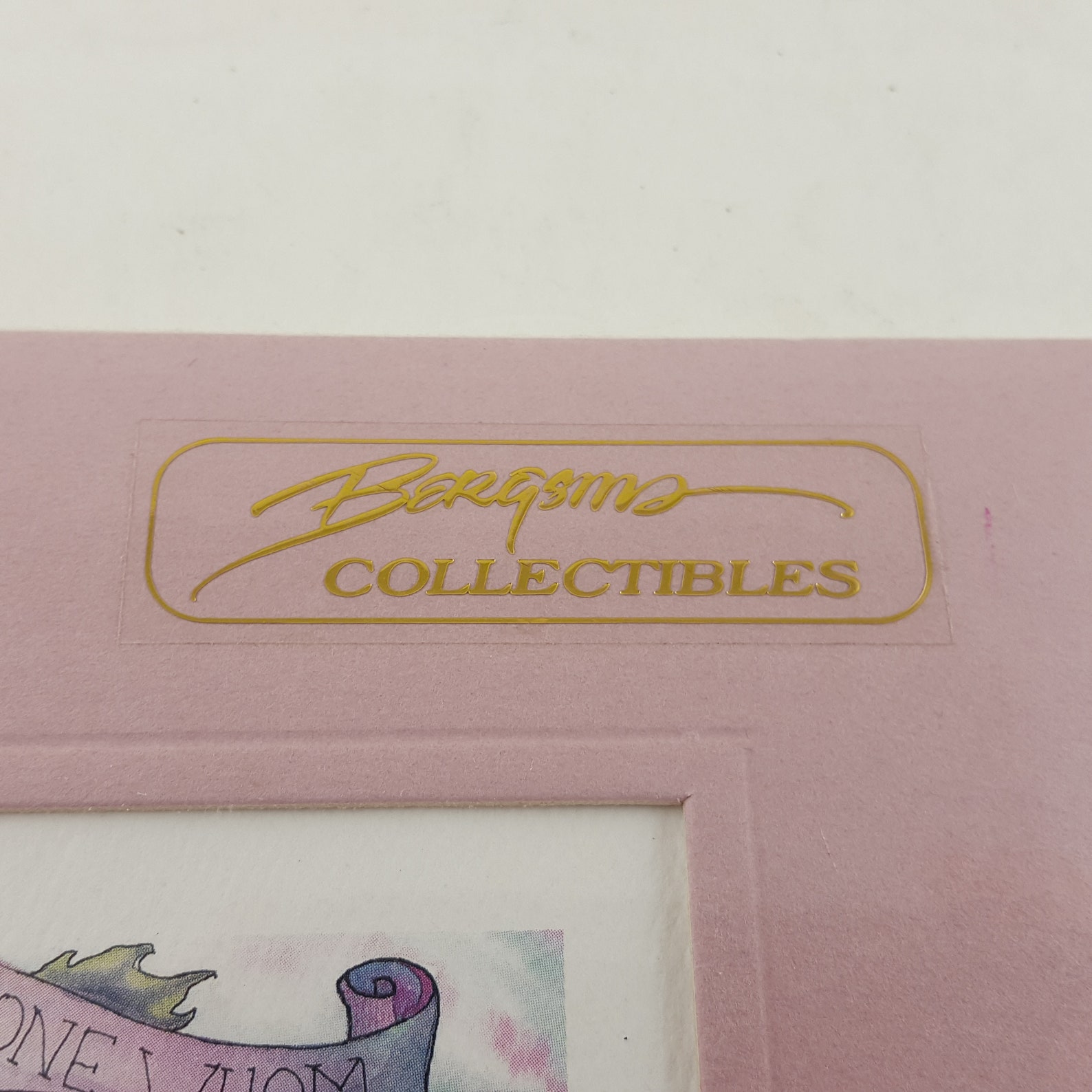 Vintage 90's Jody Bergsma Art - " When Best Friends Marry.." Limited ...