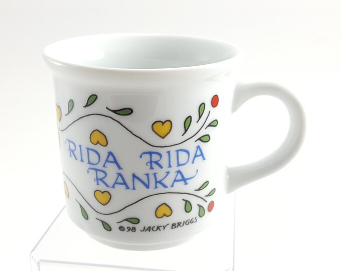 Bergquist RIDA RIDA RANKA Swedish Nursery Rhyme Child's Mug Baby Gift ...