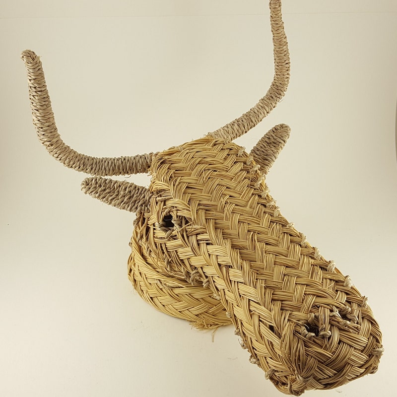Woven Bull Head - Etsy