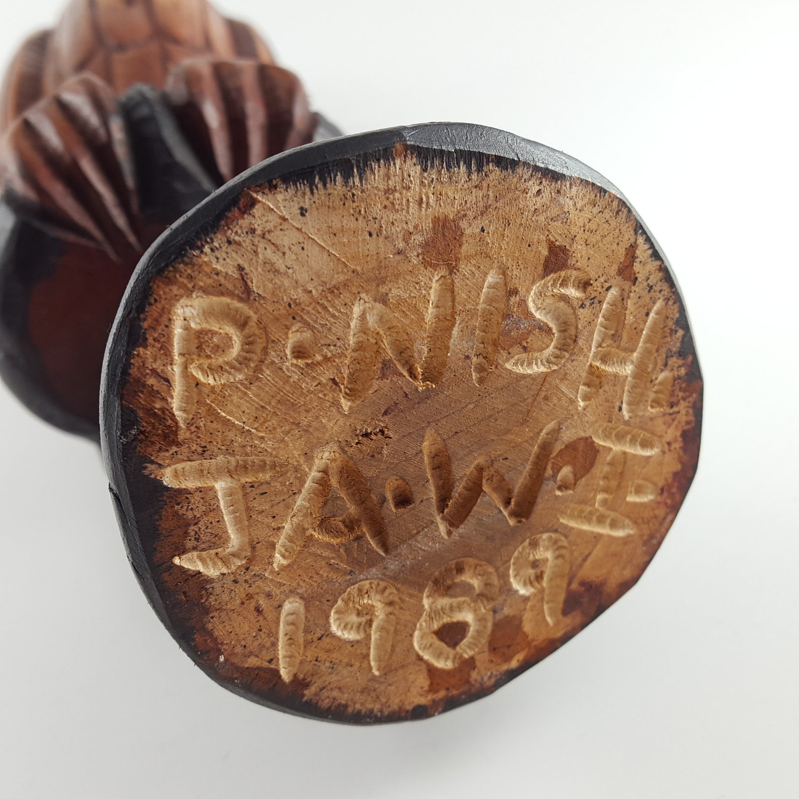 Jamaican Artist Peter Nish Signed Hand Carved Solid Wood - Etsy