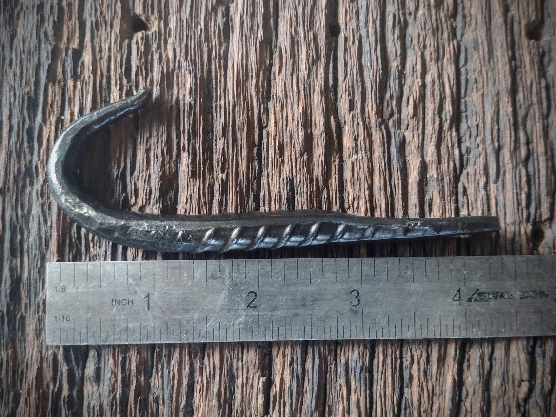 Forged Rebar Hook - Small - Etsy