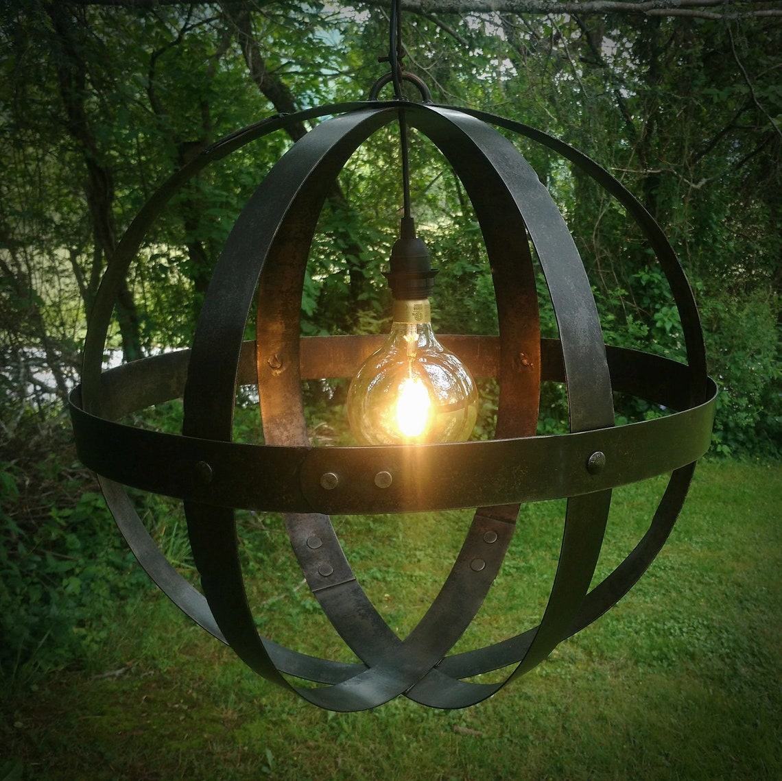 Barrel Ring Light Fixture - Etsy