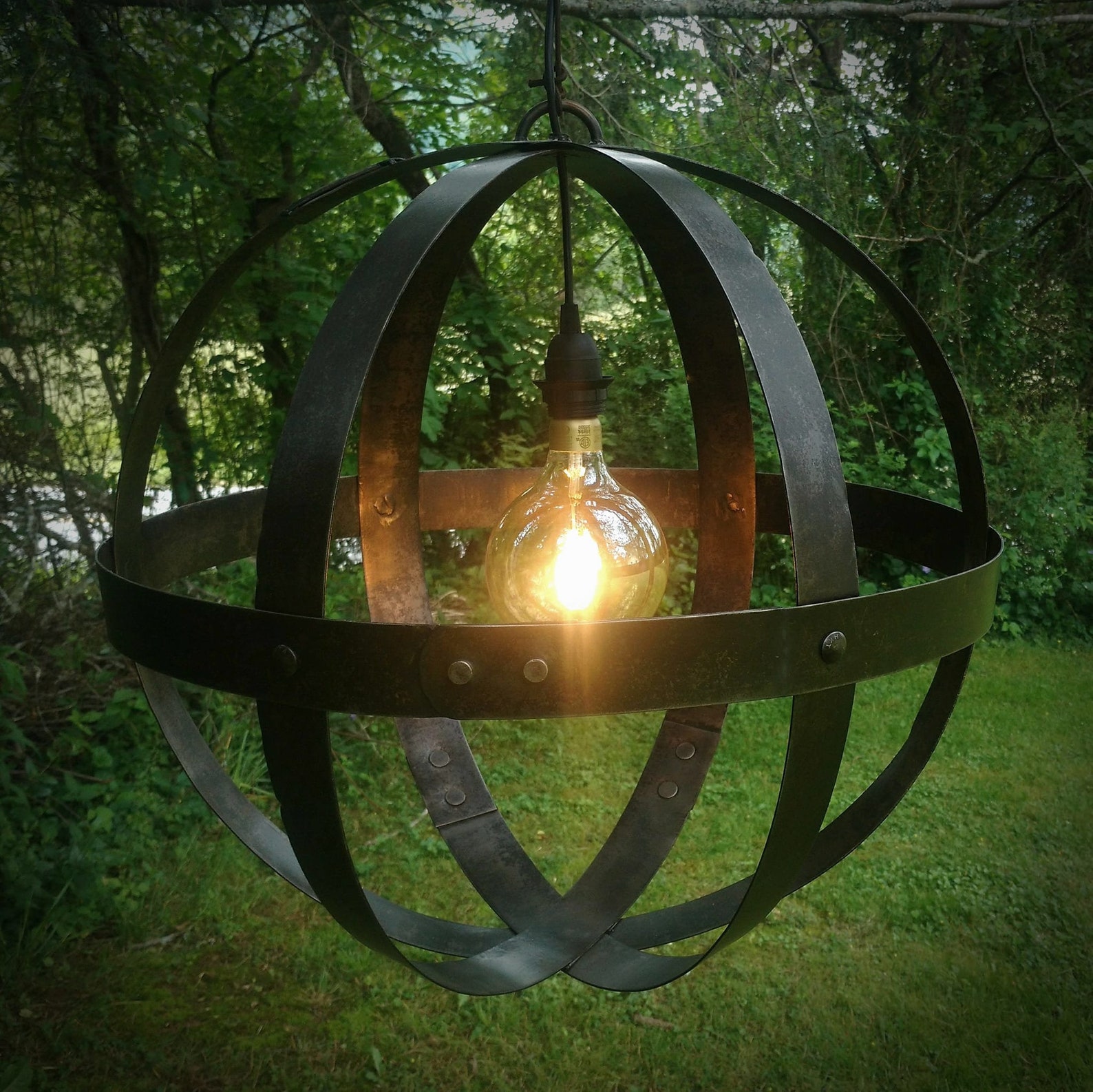 Barrel Ring Light Fixture - Etsy