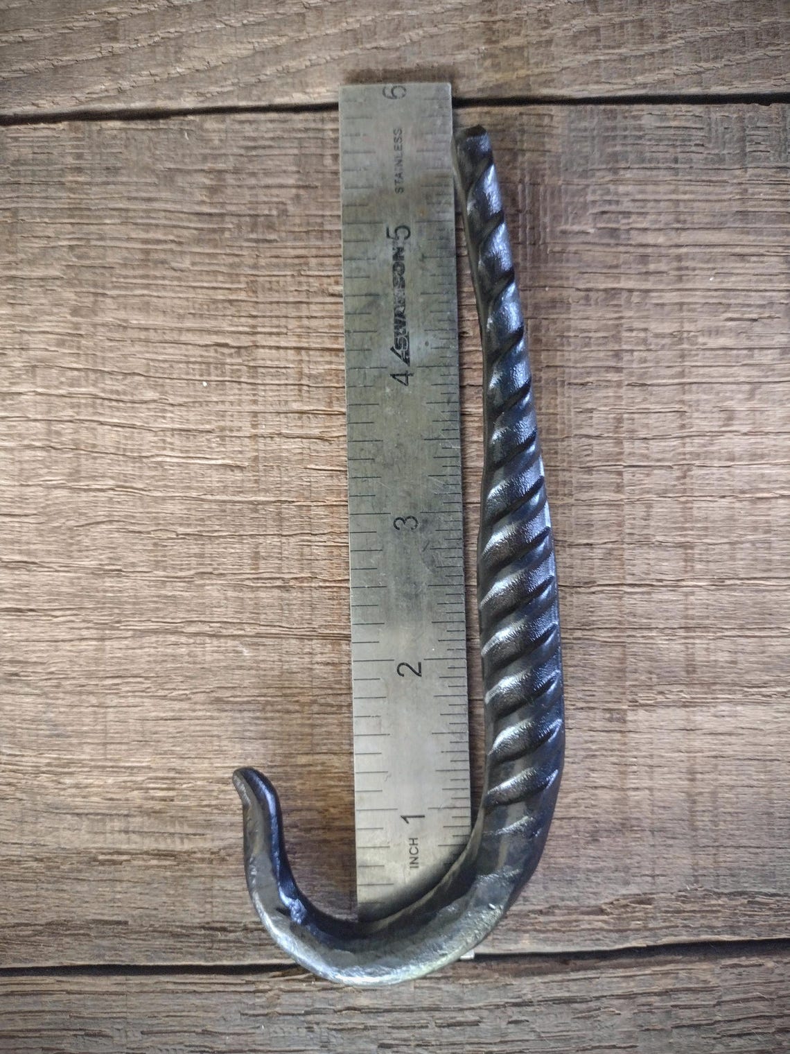 Forged Rebar Hook - Medium - Etsy