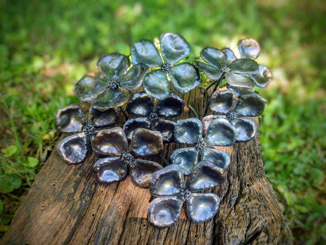 Hand Forged Dogwood Flower - Etsy