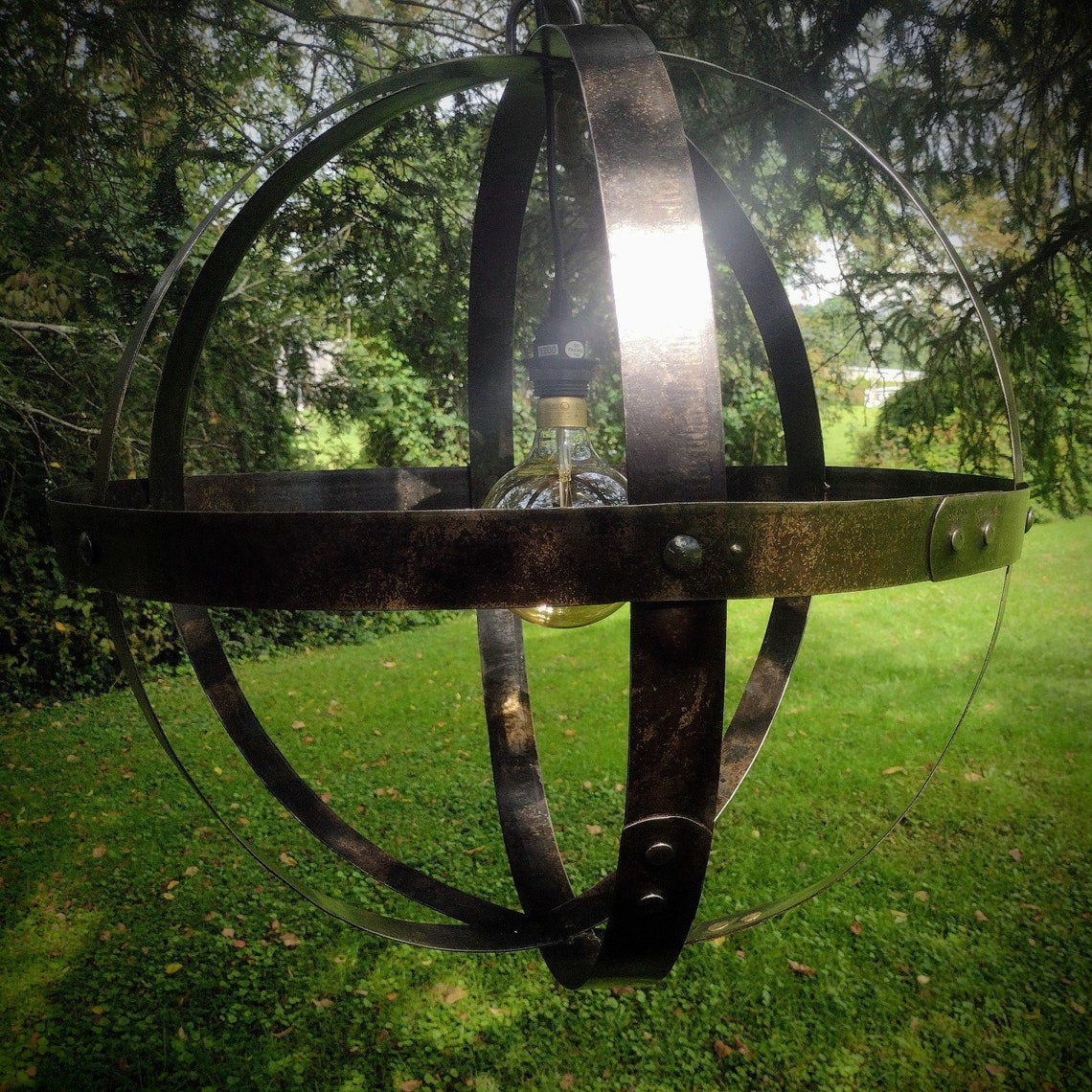 Barrel Ring Light Fixture - Etsy