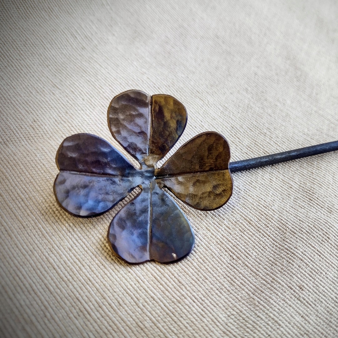 Hand Forged Four Leaf Clover - Etsy