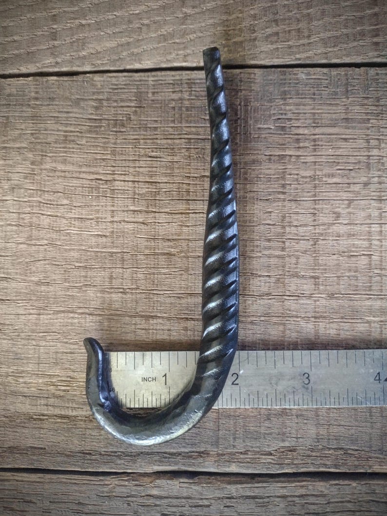 Forged Rebar Hook - Medium - Etsy