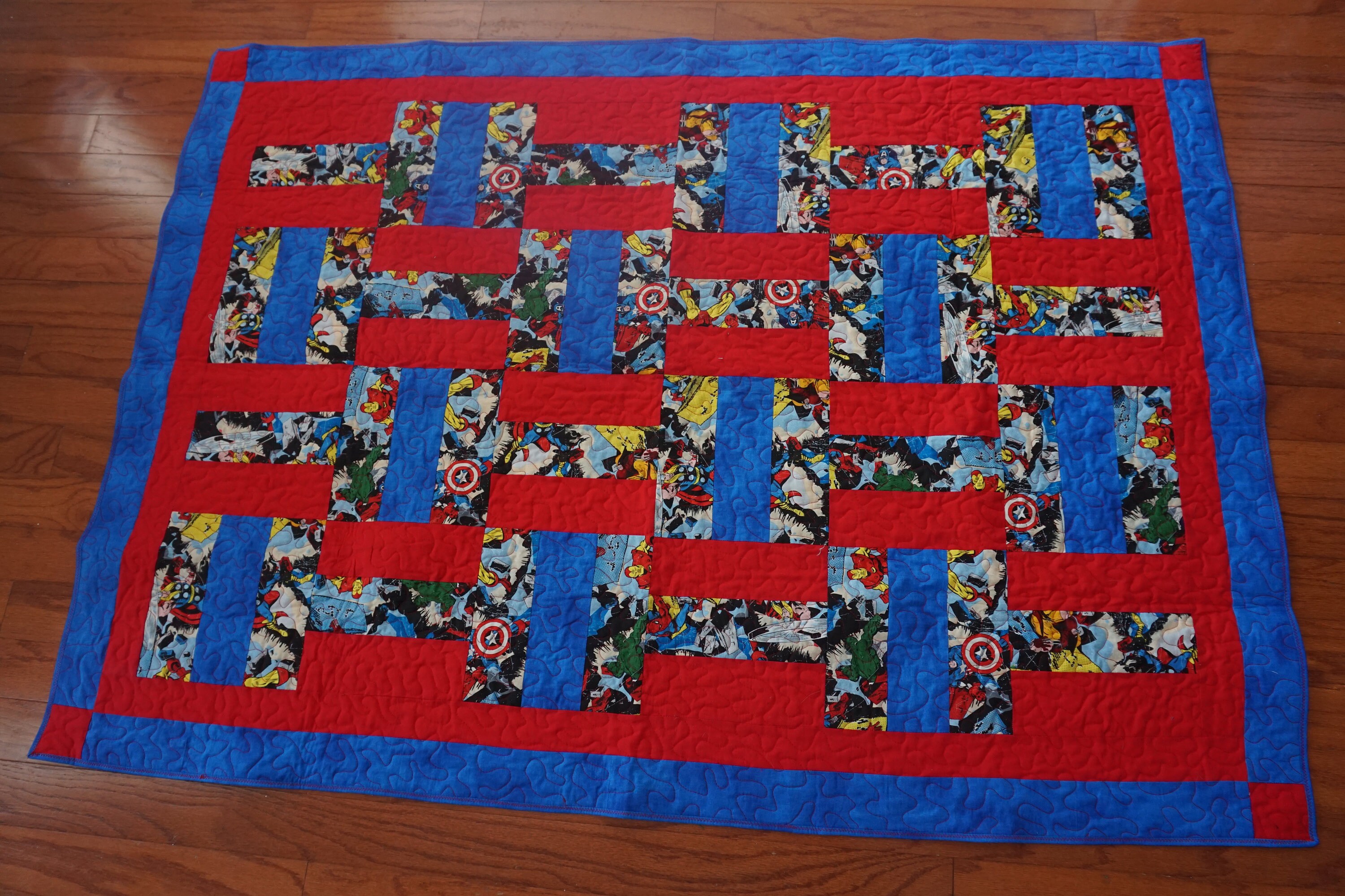 Marvel Avengers Comic Book Characters Lap Quilt Iron Man Hulk - Etsy