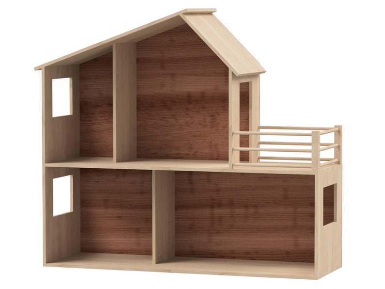 1/6 Scale Doll House Plans - 1:6 DIY Dollhouse - Etsy