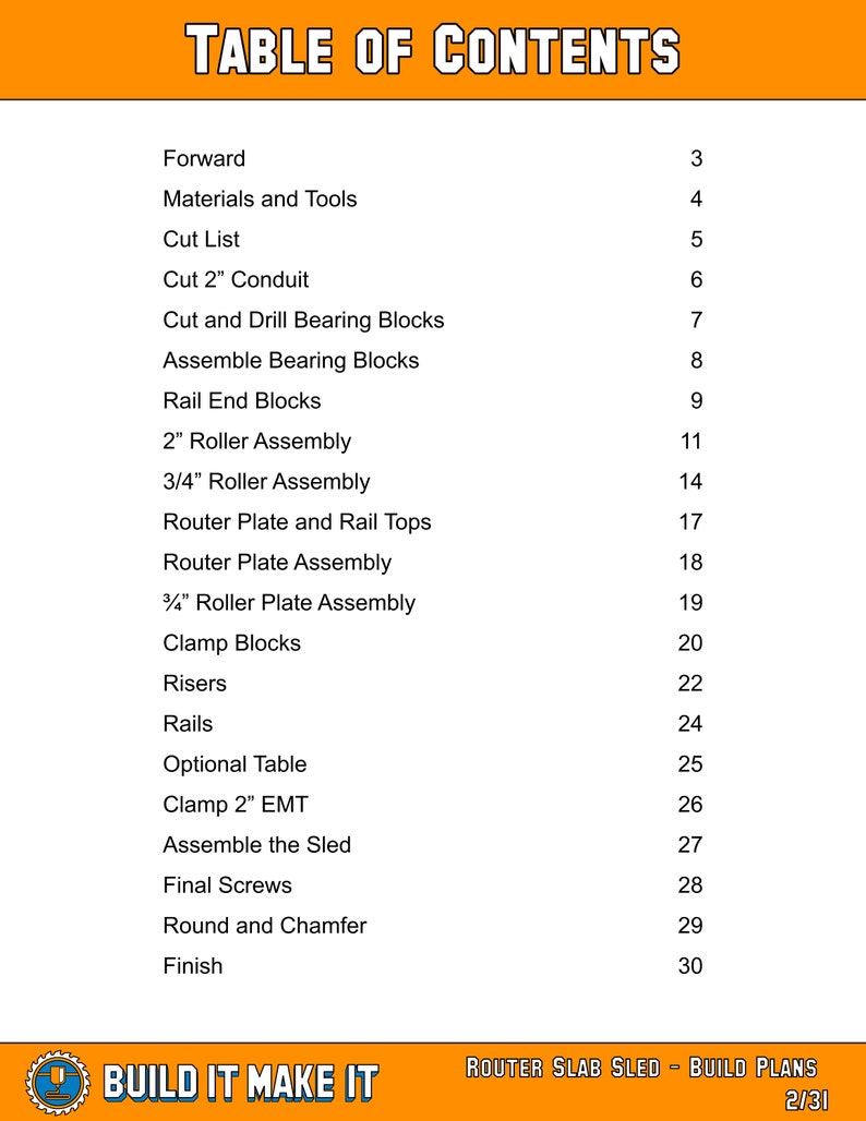 Router Sled Plans for Flattening Slabs - Etsy