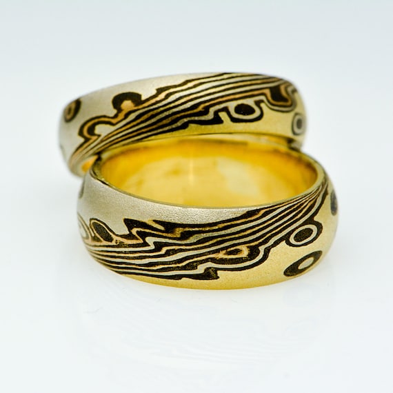 Mokume Gane Rings - Etsy