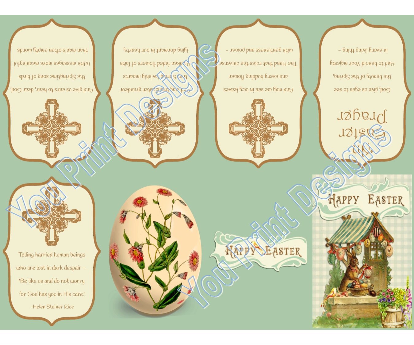 Printable Easter Zine, Printable Easter Prayer Mini Book, Easter Prayer ...