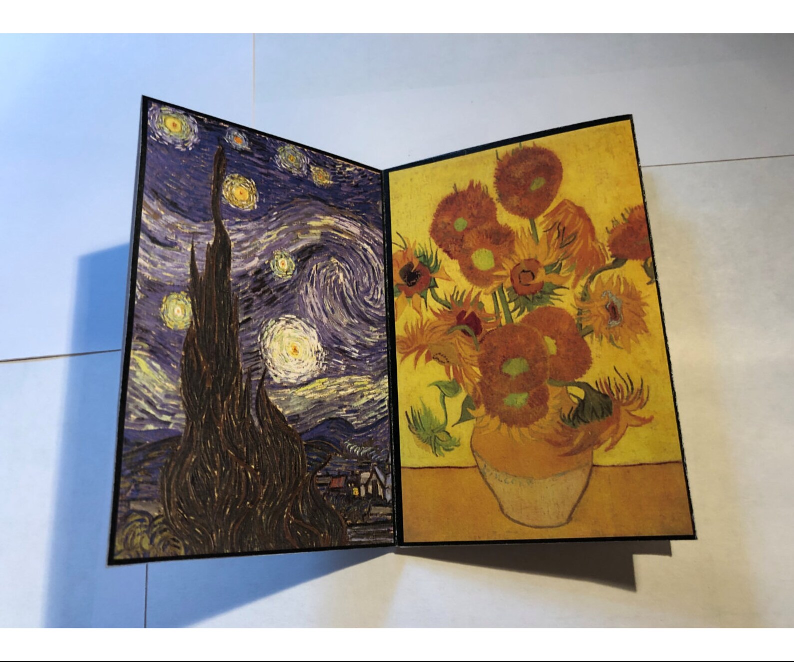 Printable Van Gogh Zine, Printable Mini Book, Vincent Van Gogh Collage ...