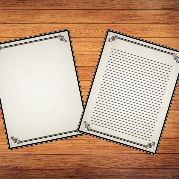 Art Nouveau Border - Etsy