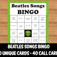 Beatles Emoji Music Trivia Game: Fun Music Pictionary (digital Download ...