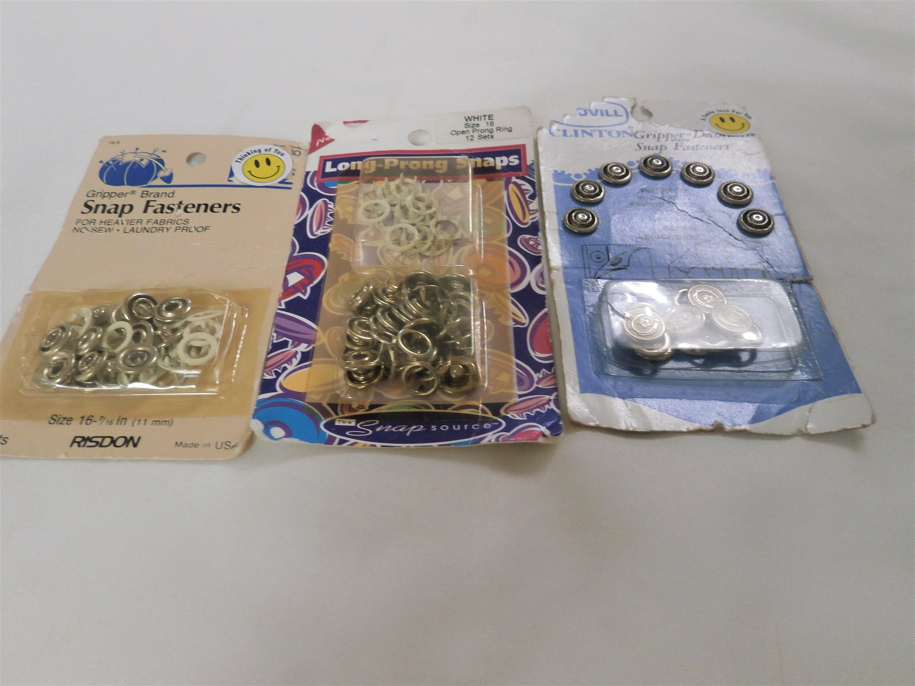 SNAPS FASTENERS Three Different Types - Etsy