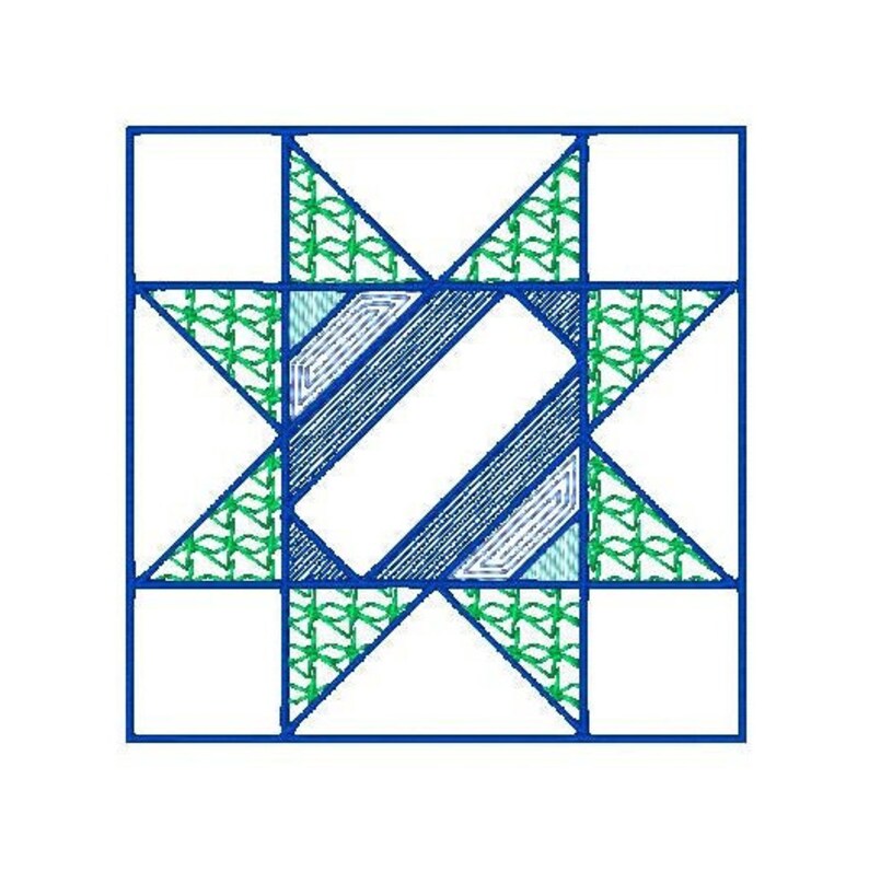 Monogram Quilt Blocks-set A Small - Etsy