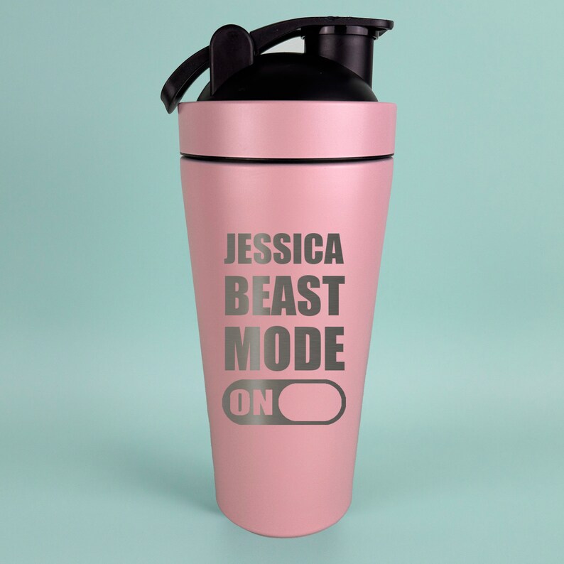 Personalised Beast Mode on Protein Shaker Bottle Gifts Ideas - Etsy