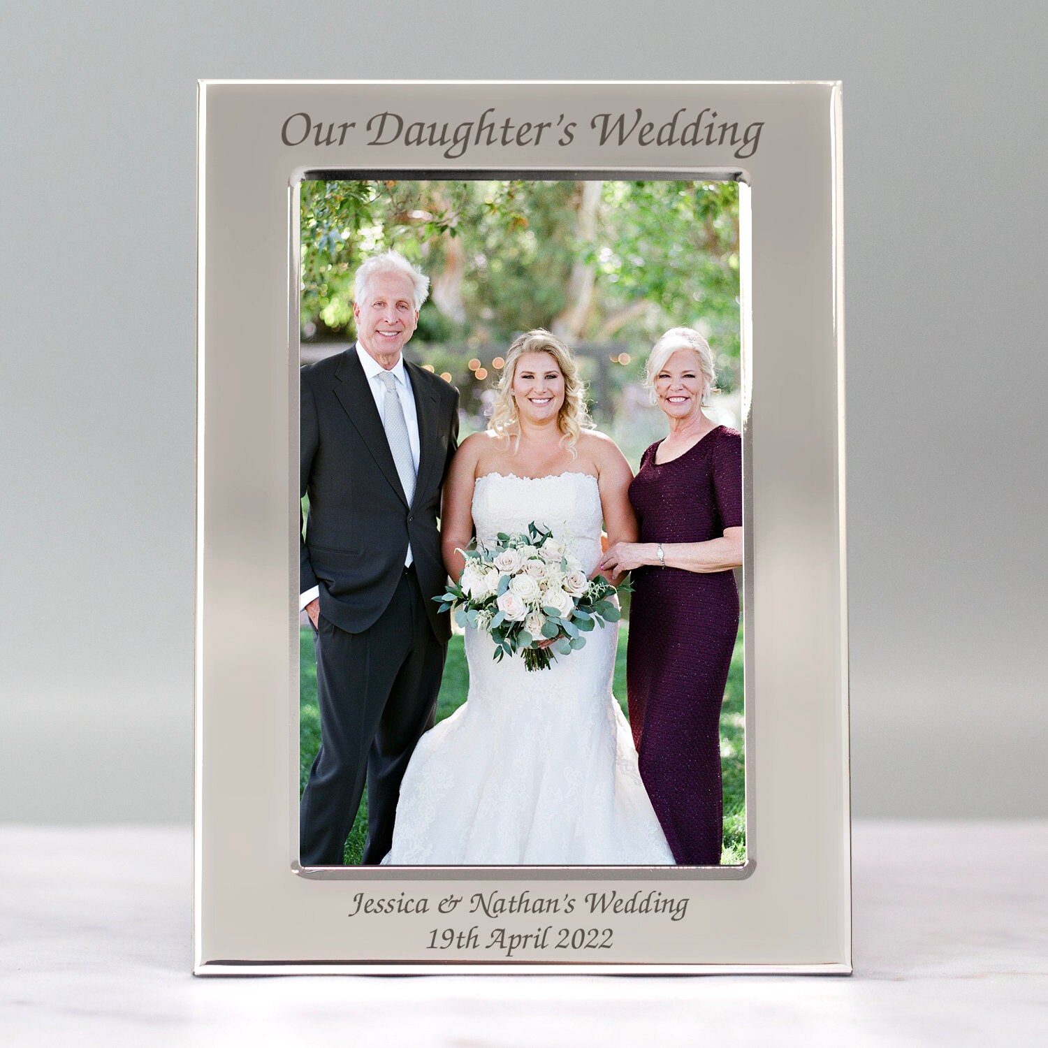 Personalised On Our Daughters Wedding Day Photo Picture Frame | Etsy