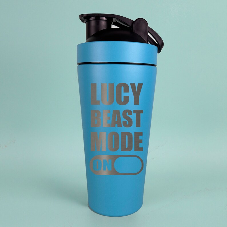 Personalised Beast Mode on Protein Shaker Bottle Gifts Ideas - Etsy
