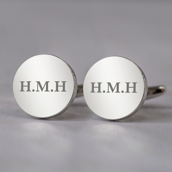 Engraved Cufflinks - Etsy