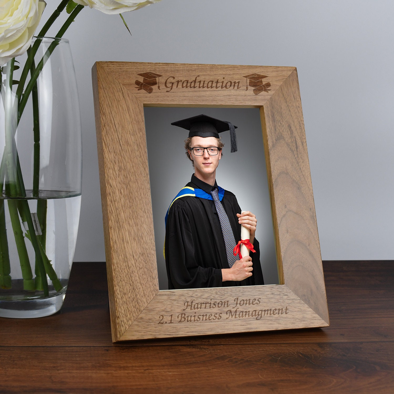 Personalised Graduation Wooden Photo Frame 4x6 5x7 Gifts Ideas - Etsy