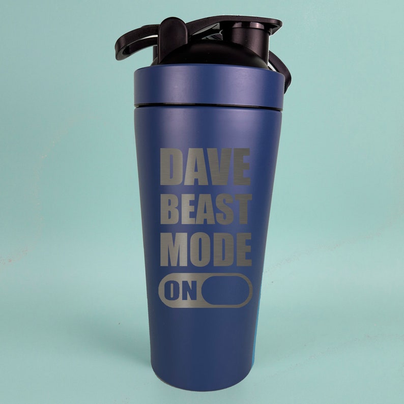 Personalised Beast Mode on Protein Shaker Bottle Gifts Ideas - Etsy