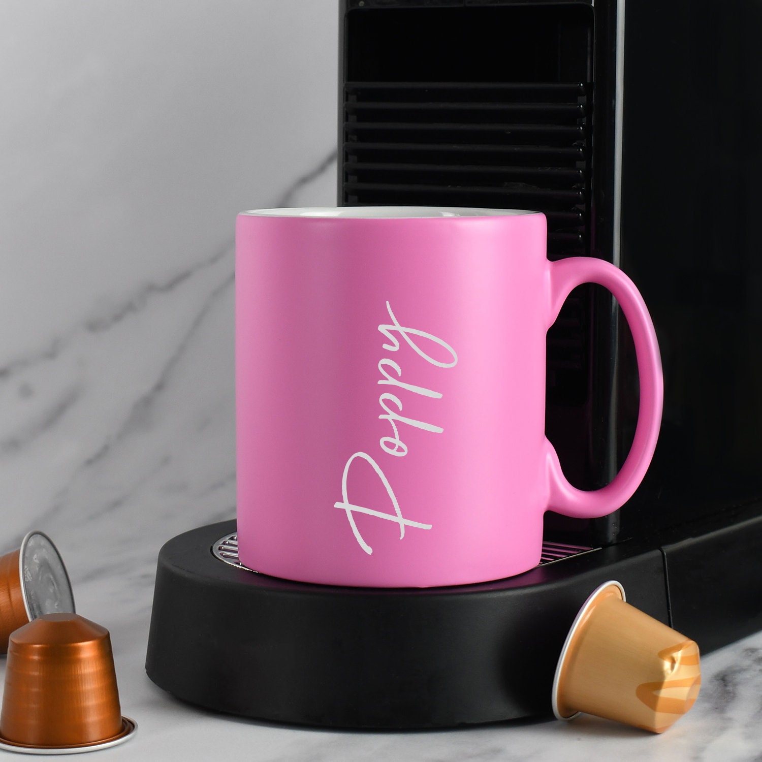 Personalised Name Satin Mug Laser Engraved Gifts Ideas Presents for Mum ...