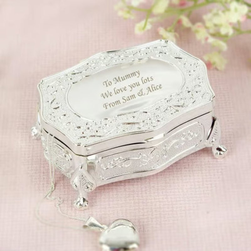 Trinket Silver Box Vintage - Etsy UK